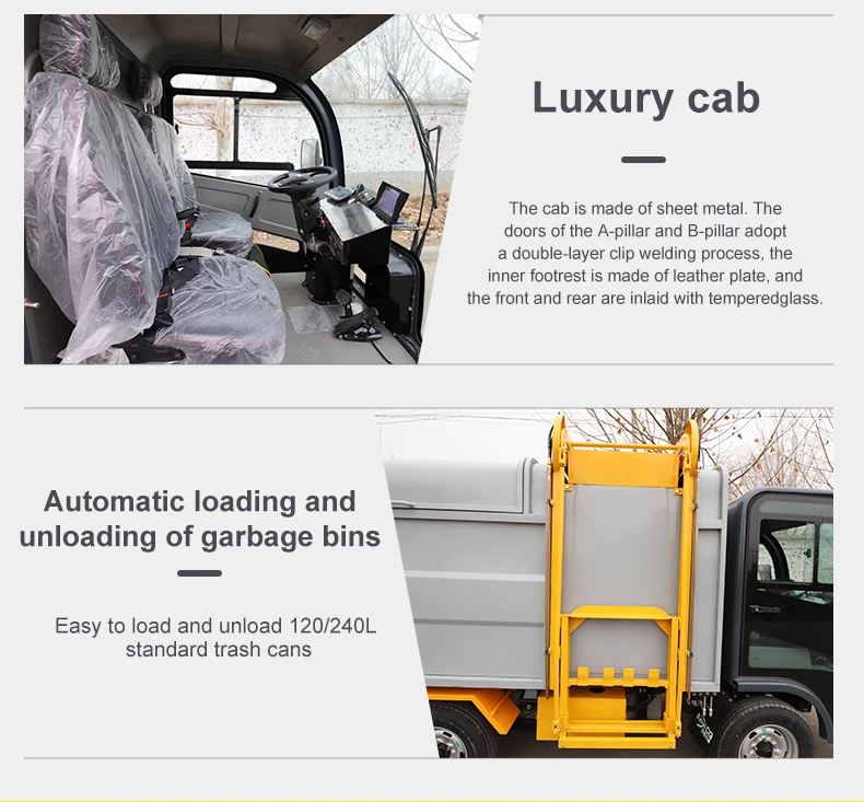 5cbm Electric Garbage Bin Collecting Vehicle - Original Factory