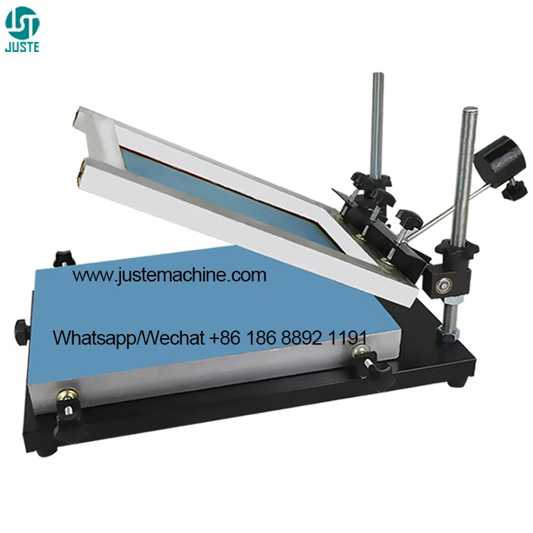 Manual Table Single Color Screen Printer Shenzhen Silk Screen Printing ...