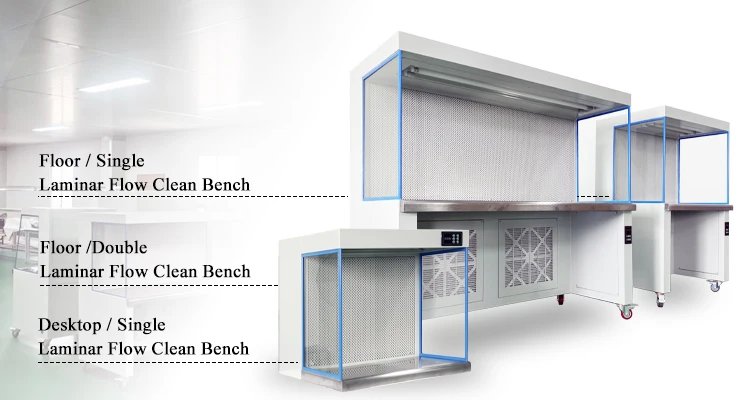 Desktop Small Mini Laminar Flow Cabinet - Air Flow Clean Bench