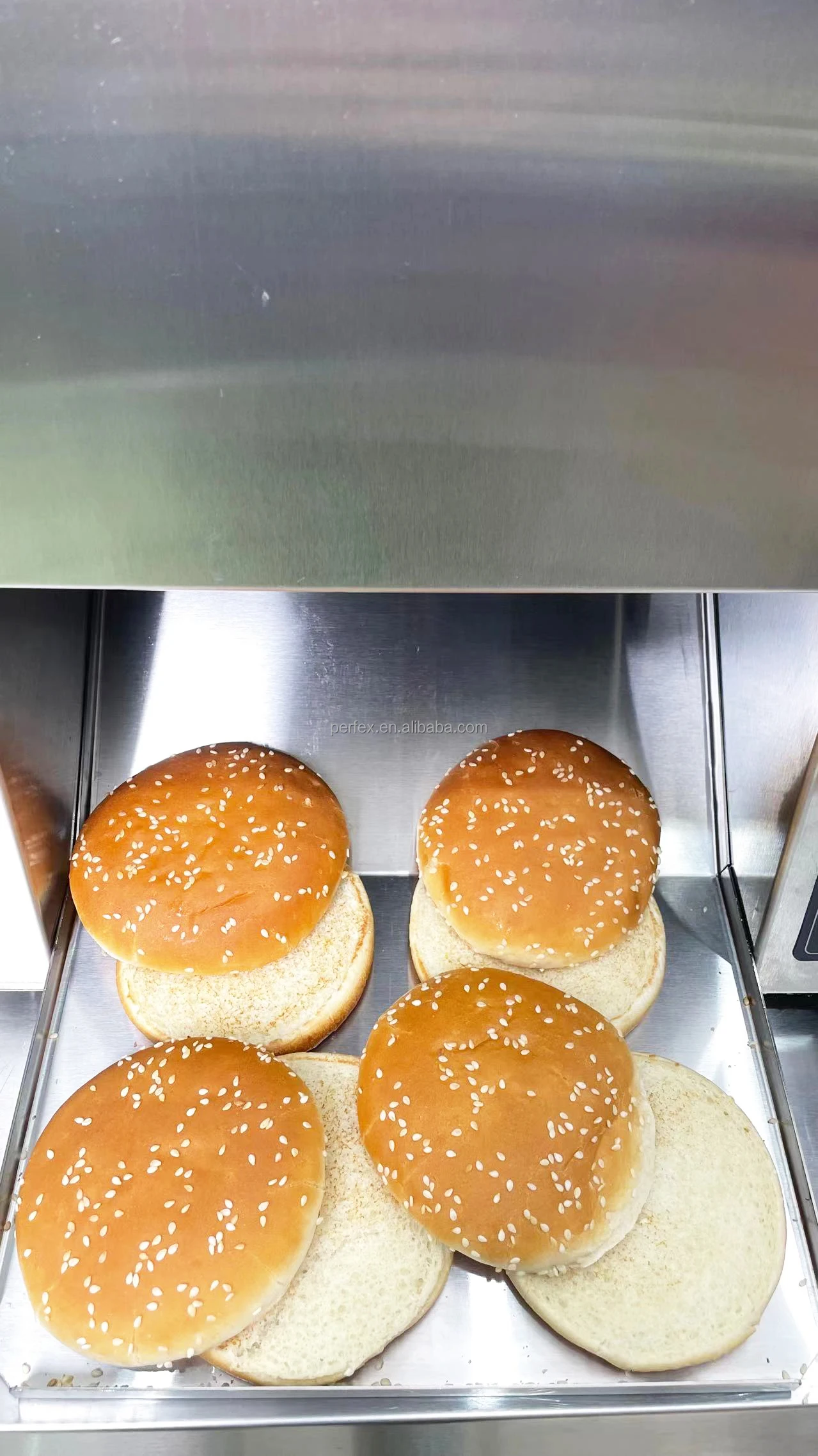 Multifunctional Conveyor Chain Toaster for Hamburger Buns