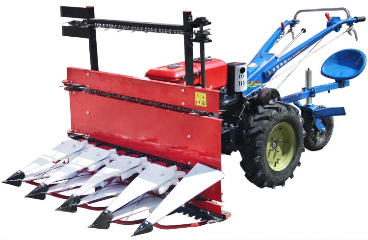 Walking Tractor Mounted Mini Harvester - Durable & Versatile