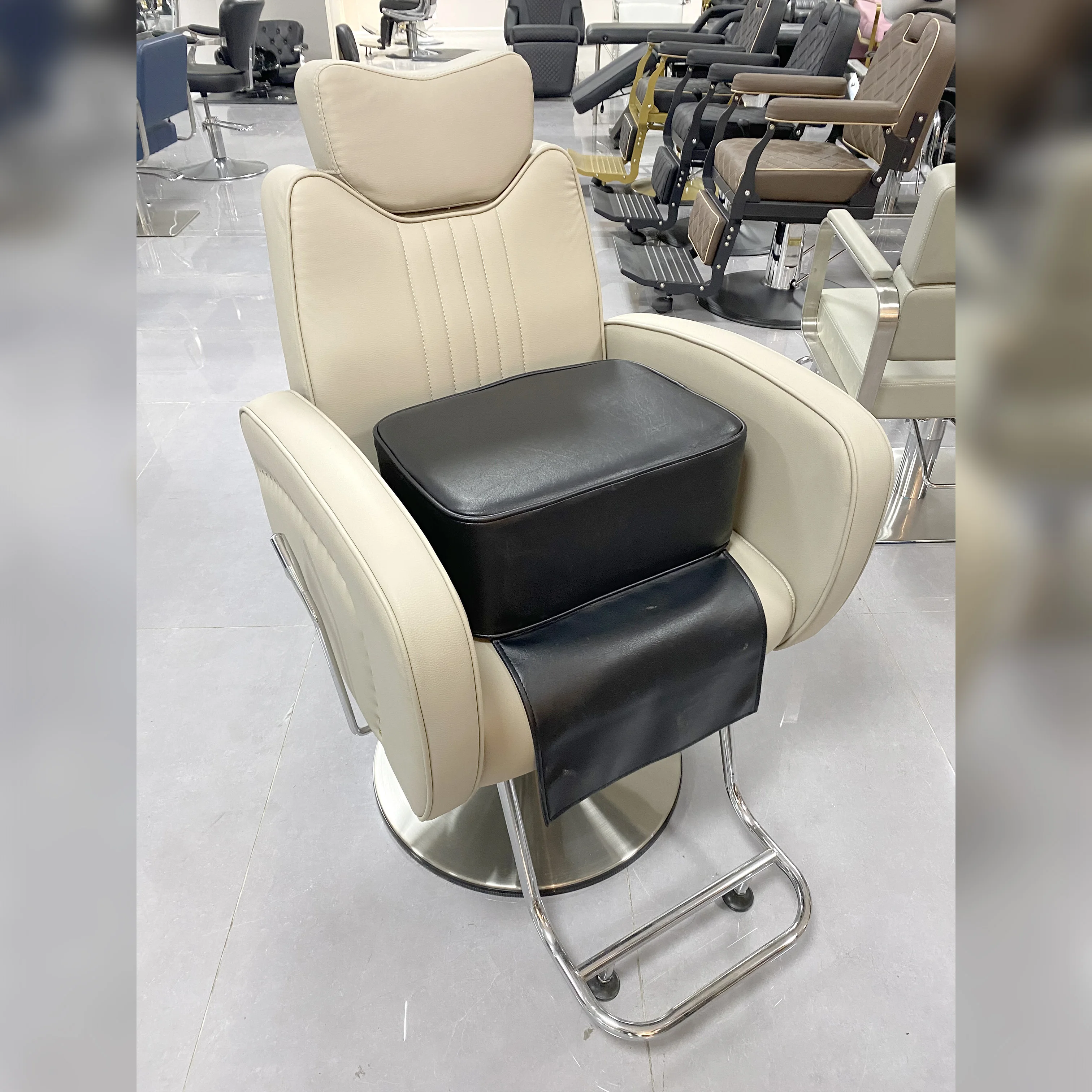 Wholesale Children Genuine Leather Salon Booster Seat - Modern Design ...