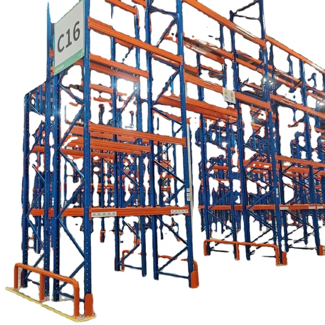 3 tons Per level Heavy duty Pallet Racking Powder Coated CE ...
