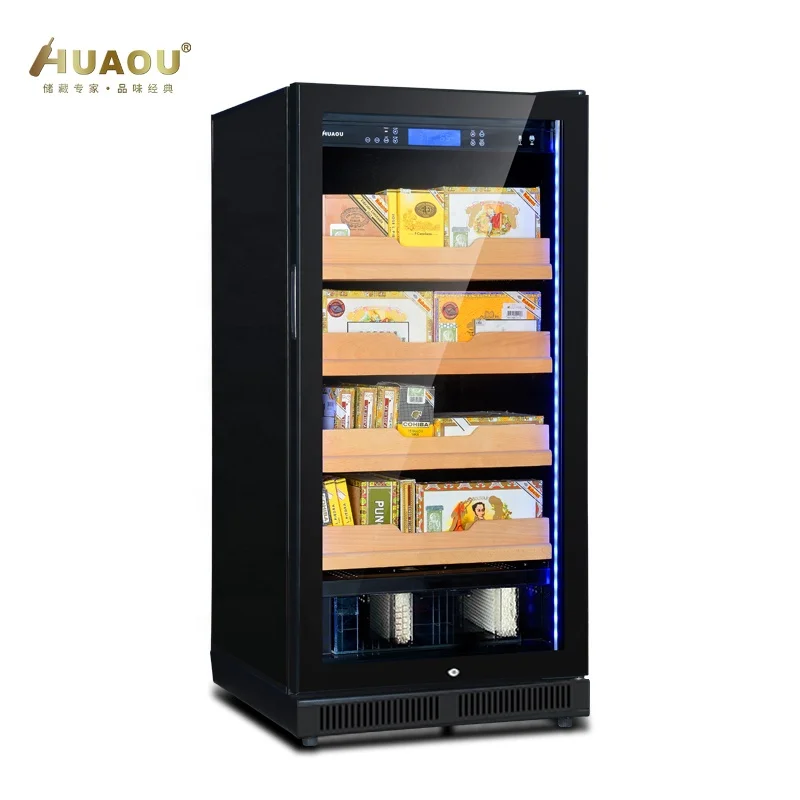 Compressor Fan Cooling System Cigar Cabinet Stores Up 900 Count - Buy ...