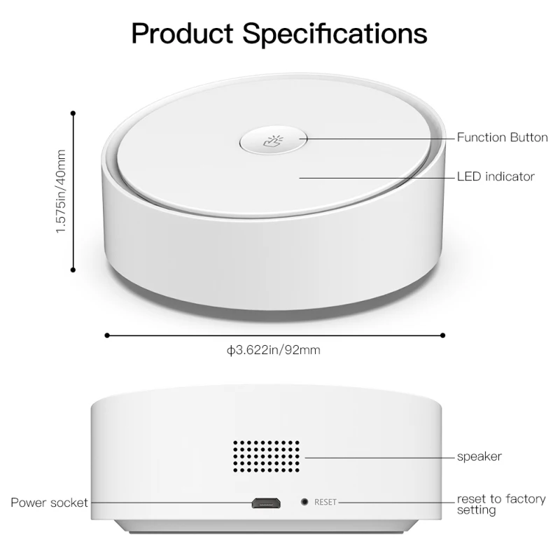 Multi-function Gateway Zigbee+wifi+ble Multi-protocol Communication Gateway Smart Life App ...