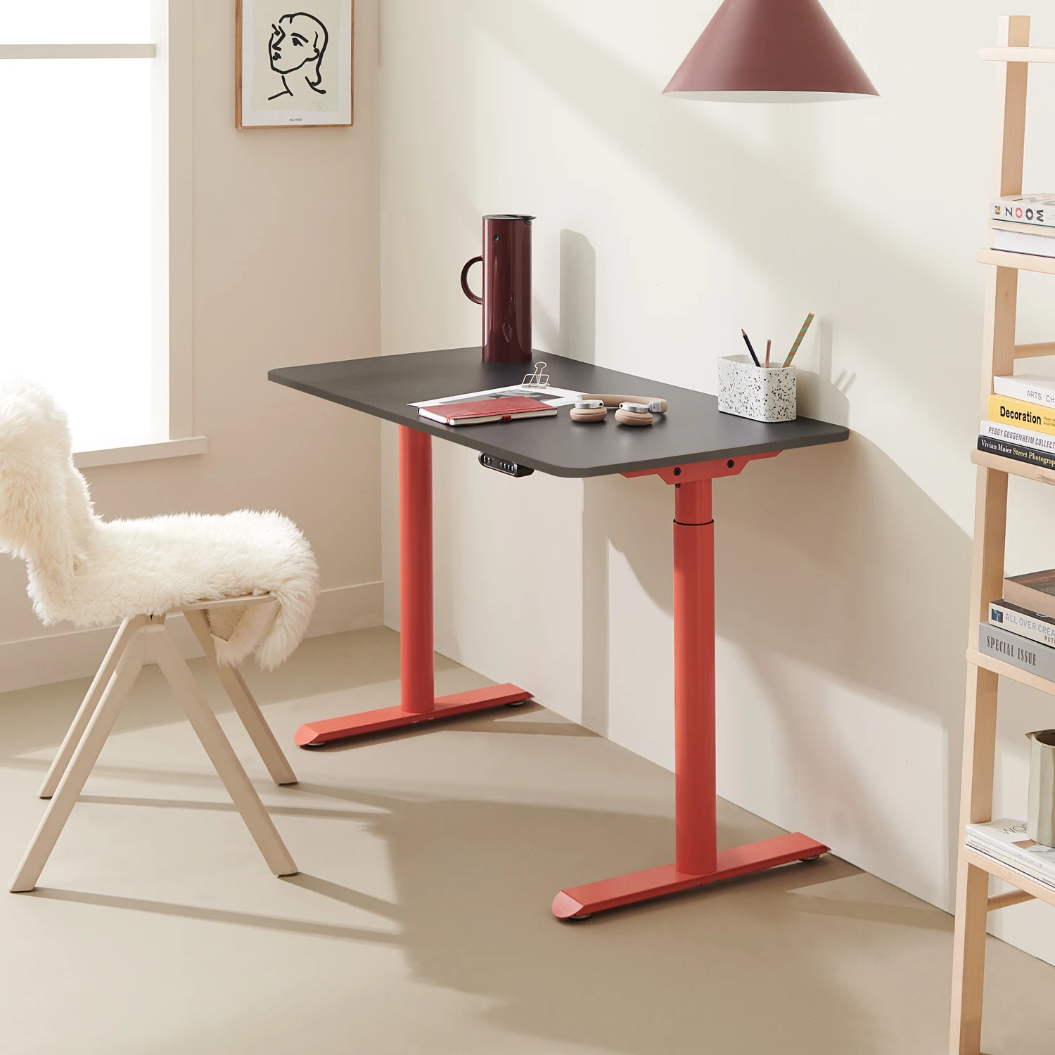 Single Motor Office Electric Adjustable Height Tables