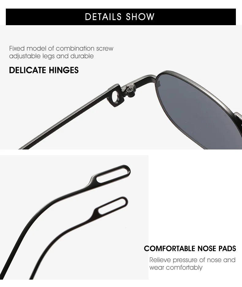 Mejores 7140 2021 New Small Oval Rimless Sunglasses One Piece Plastic ...