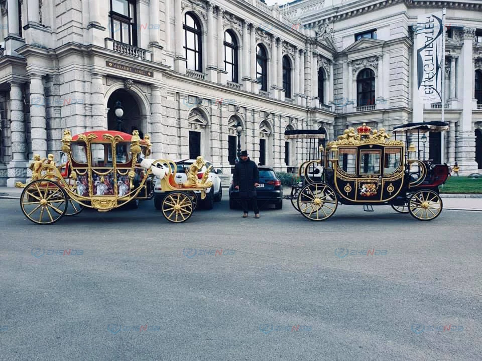 2023 Latest Luxury Royal Wagon Sightseeing Victoria Horse-drawn ...