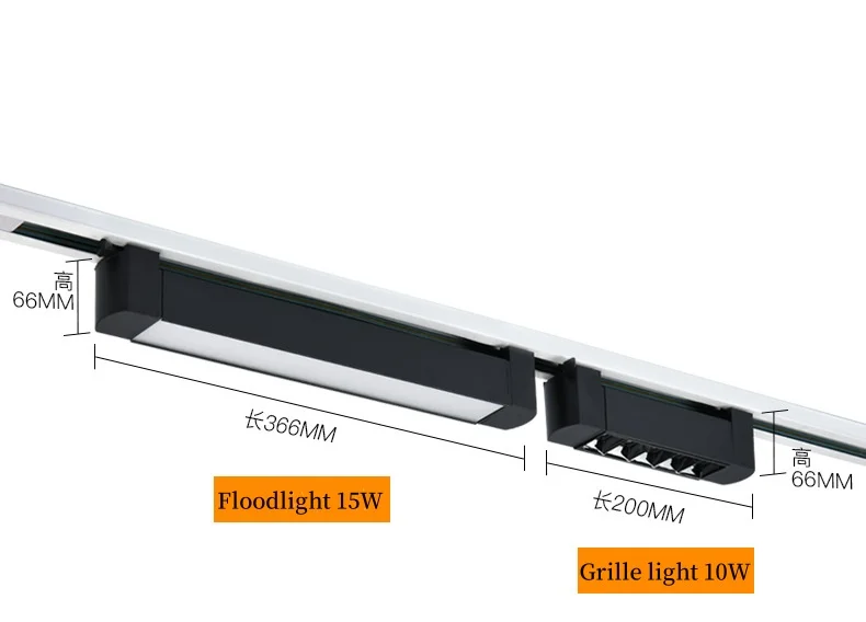 Modern Led Tracklight Aluminum Track Lights Rail 15w24w10w20w30w Track ...