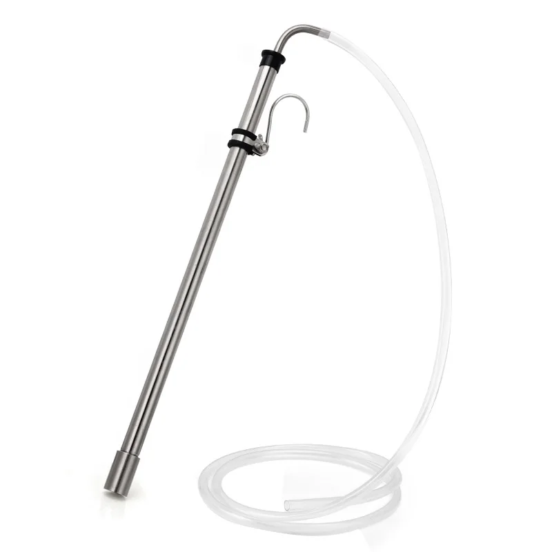 Brewing Auto Siphon, Stainless Steel Siphon Racking Cane with Carboy ...