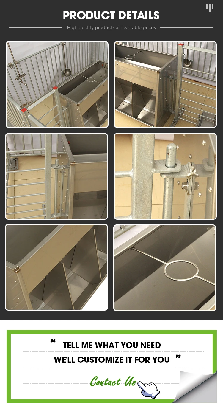 Pig Farming Equipment Pig Gestation Crate /stall /pen Farrowing Crates ...