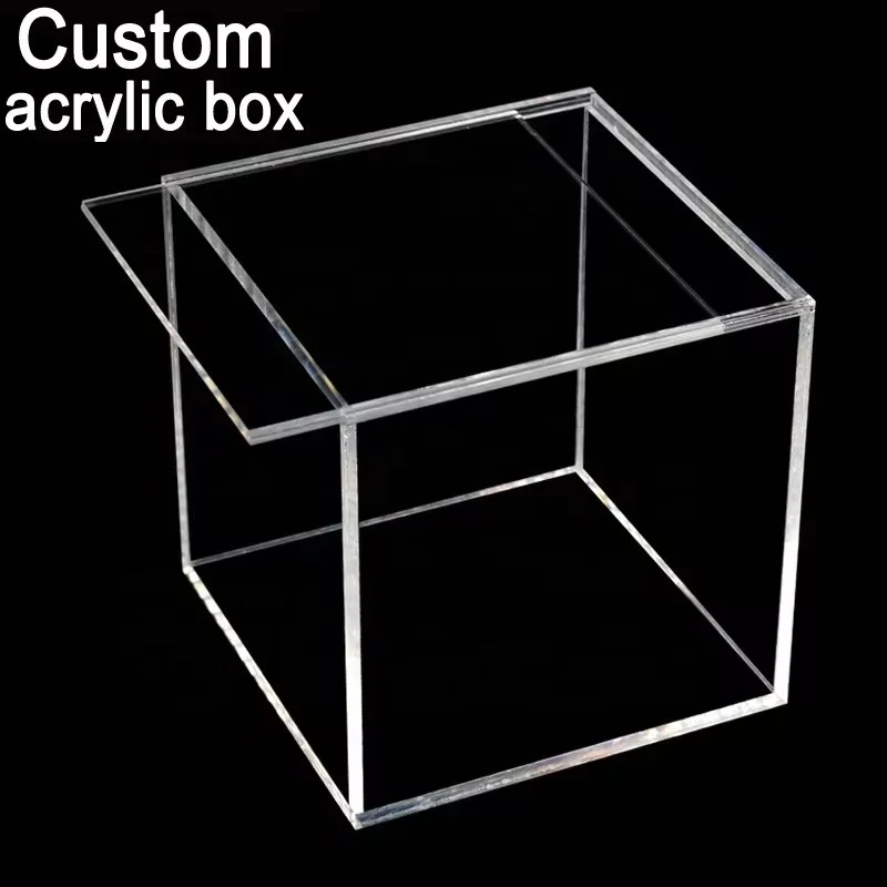 Custom Acrylic Display Storage organizer Case Transparent Plexiglass ...