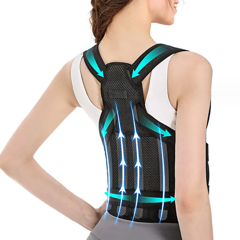 Unisex Ergonomic Hunchback Scoliosis Back Straightening Support Sitting ...