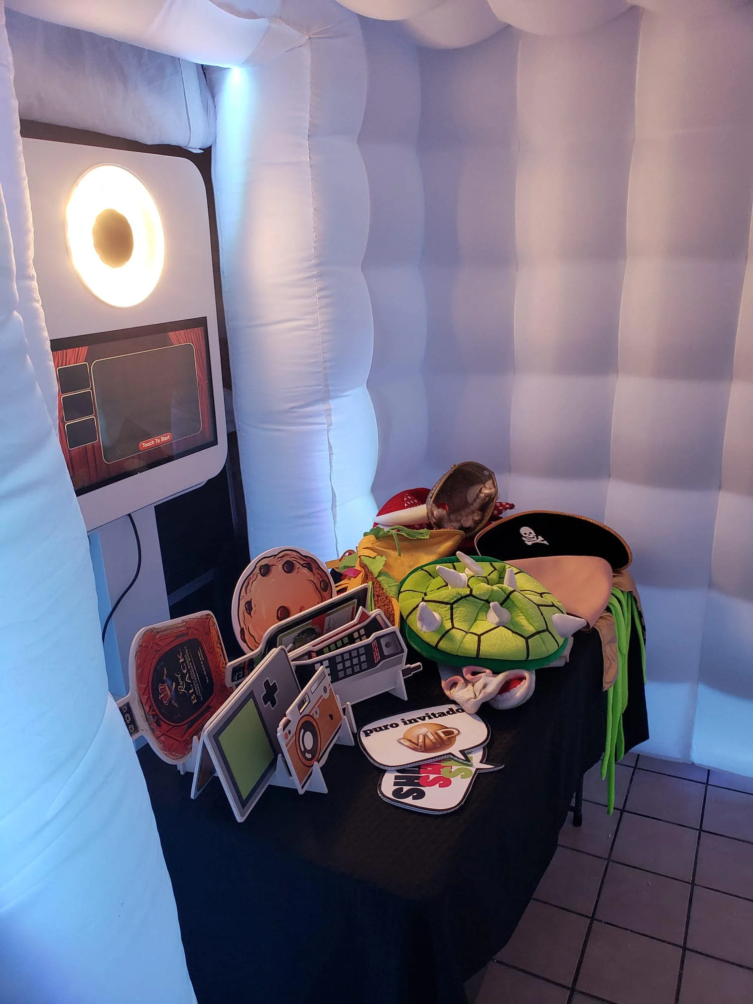 Portable Air Photo Booth 360 Photo Booth Backdrop Inflatable Photo ...