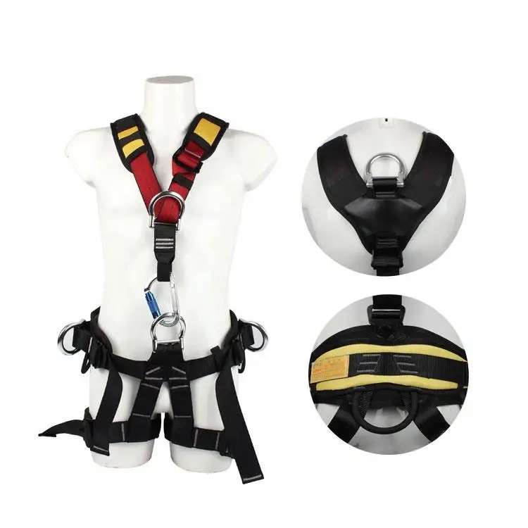 Fire Fighting Protection Full Body Safety Belt Harness For Industrial ...