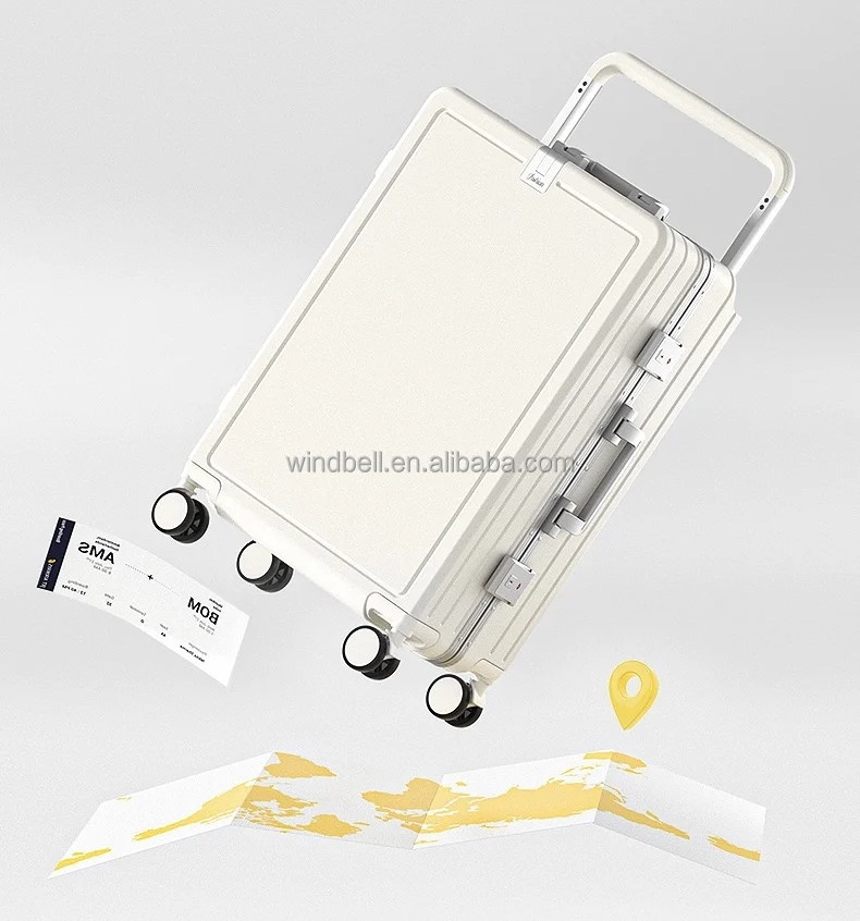 Luxury Latest Design Aluminum Silent Wheeled Trolley Box Business ...