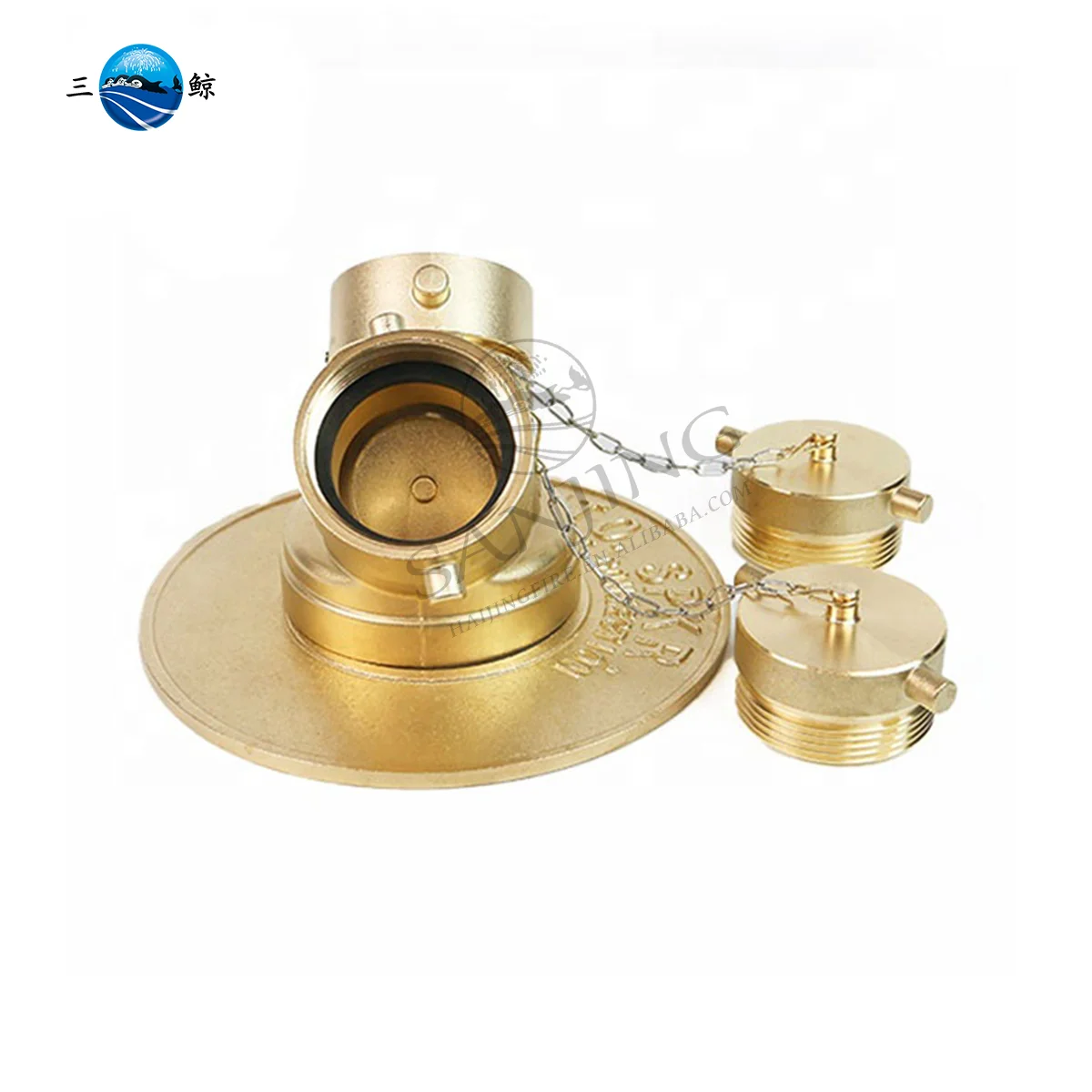 Brass Fire Department Connection for Standpipe System Siamese Twin with ...