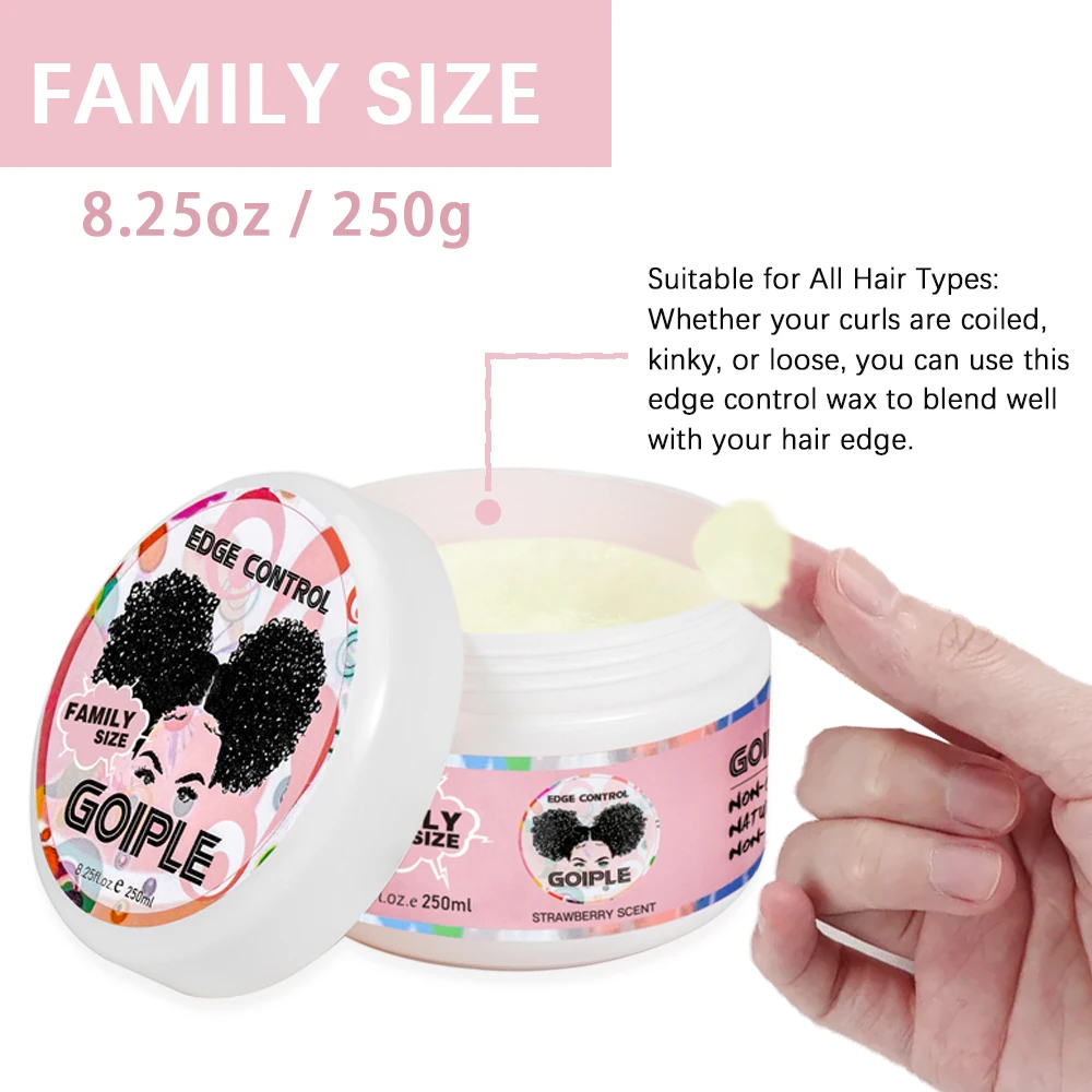 Private Label No Flaking Strong Hold 24 Hour Water-based Edge Stay Gel ...