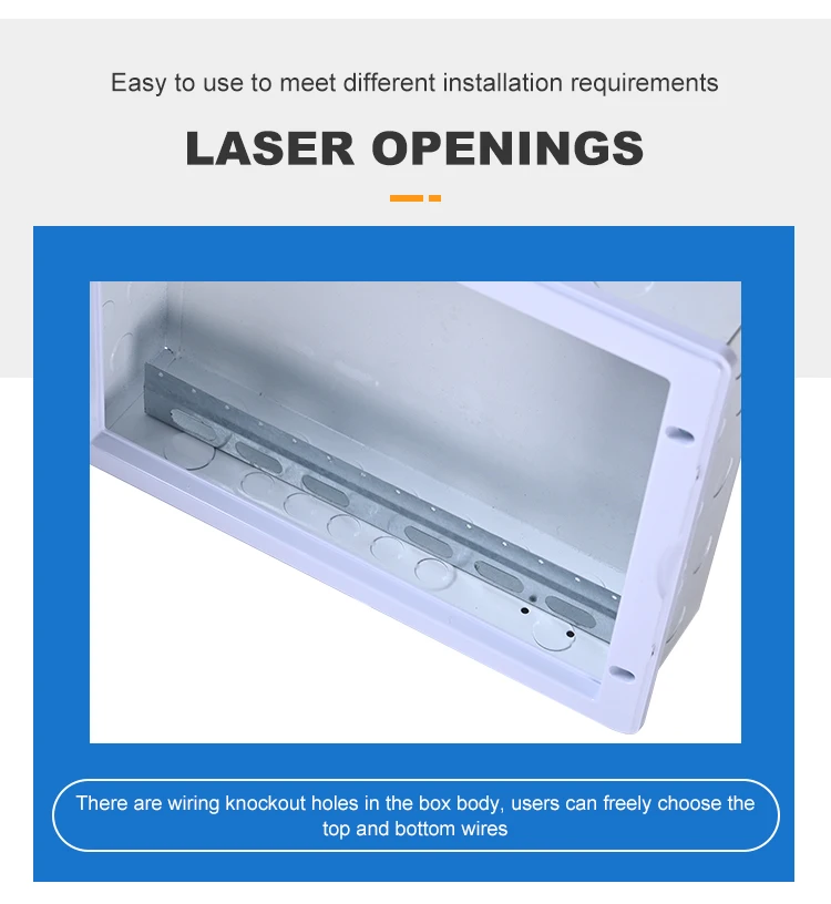 Electrical Distribution Box Embedded Into Wall Network Enclosure ...
