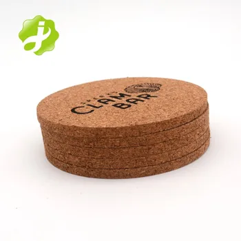Custom Printed Coasters For Drinks Round Blanks Non-slip Cork Coasters ...