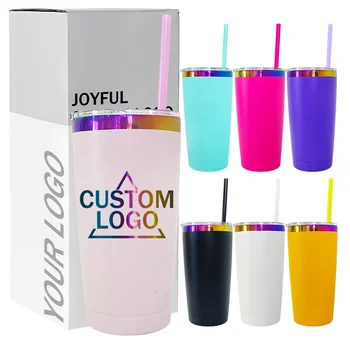 Stainless Steel Hot Pink Cups Vacuum Insulated Holographic Powder ...