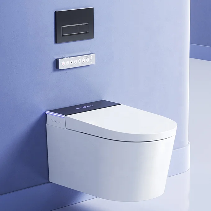 Modern Hanging Electric Wc Automatic Intelligent Toilet Bowl Bathroom ...