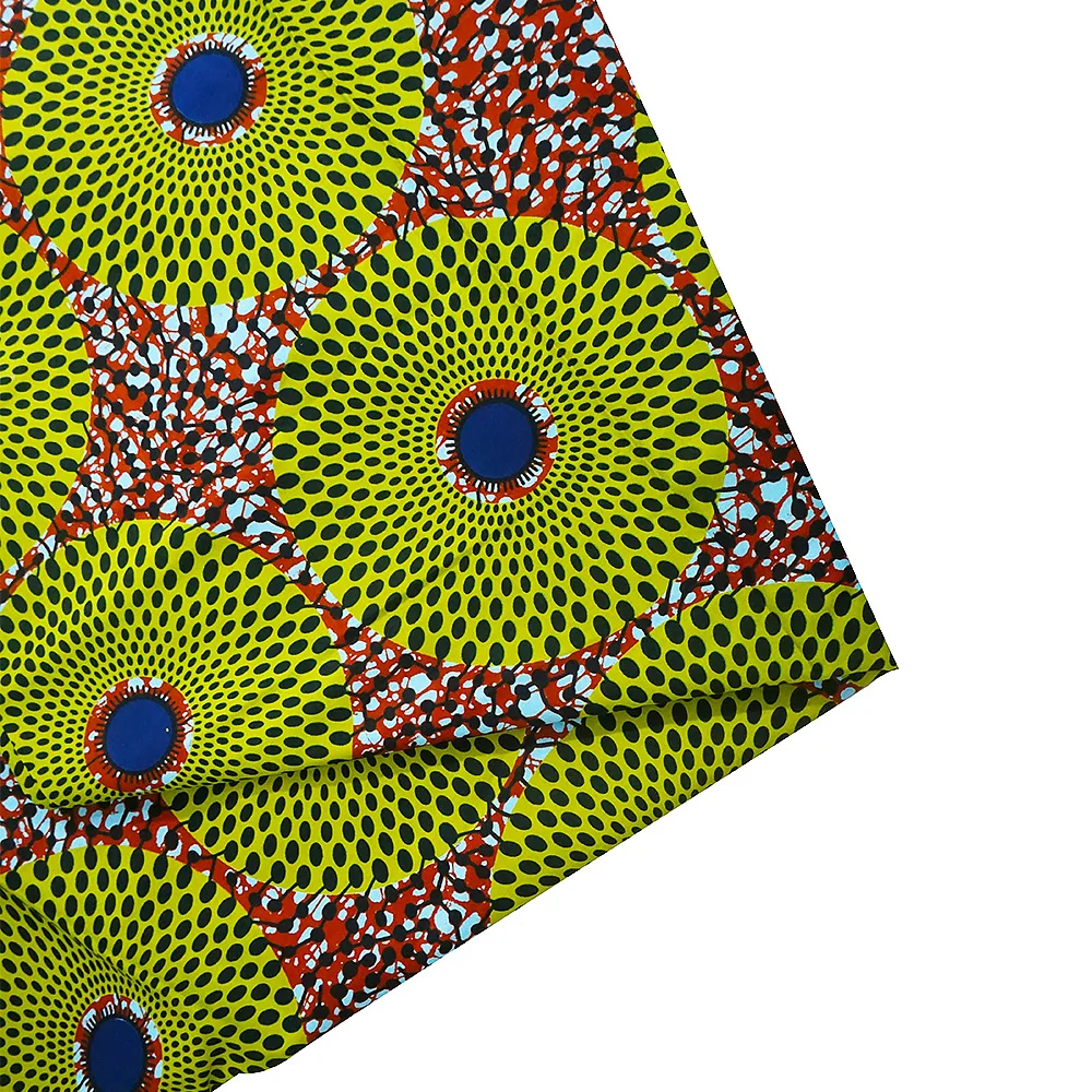 Factory Wholesale Nigerian African Wax Print Fabric 100%cotton Fabric ...