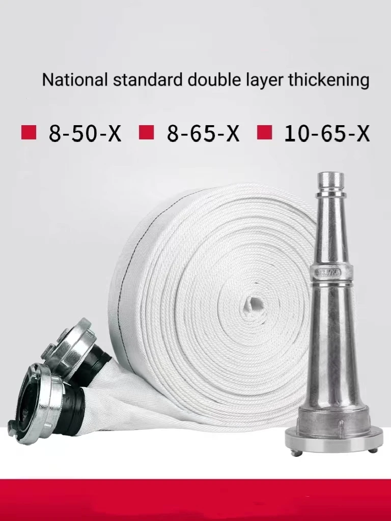 Heavy Duty Fire Hydrant Fabric Roll Lay Flat Garden Water Hose Pipe 30m ...