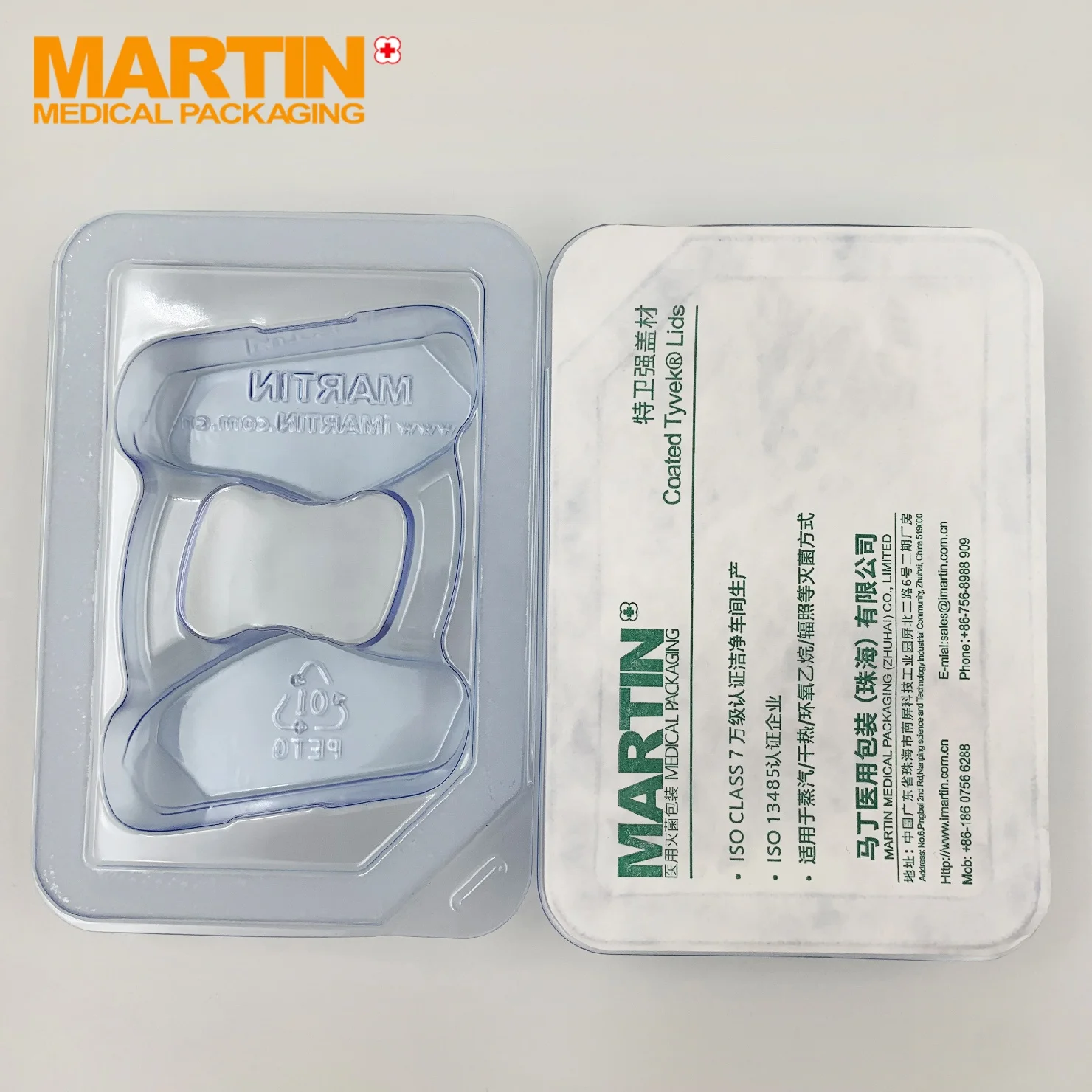 Blister Packaging Medical Tray Medical Device Blister With Tyvek Paper ...