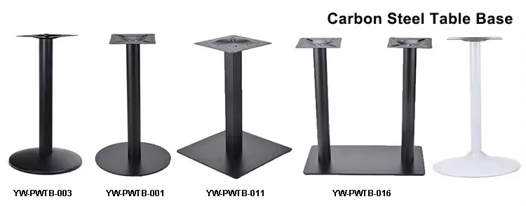 High Quality Carbon Steel Table Bases for Dining & More