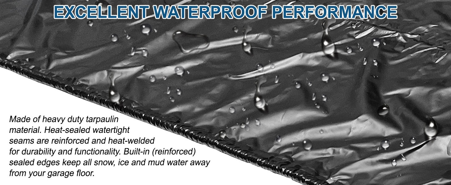 Heavy Duty Pvc Car Containment Mat For Snow Ice Water And Mud Durable ...