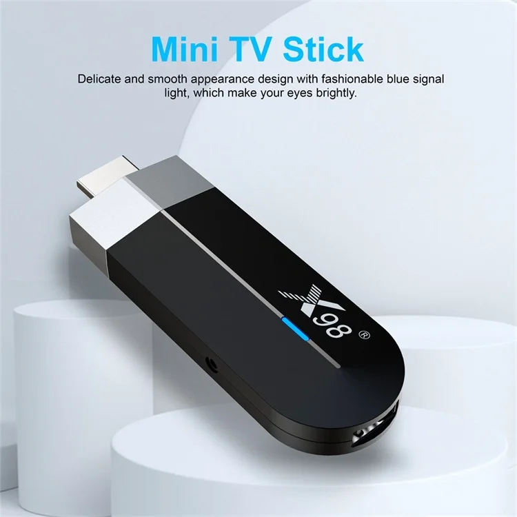 4K Smart TV Stick Amlogic S905Y4 Android 11 - 1GB/2GB/4GB