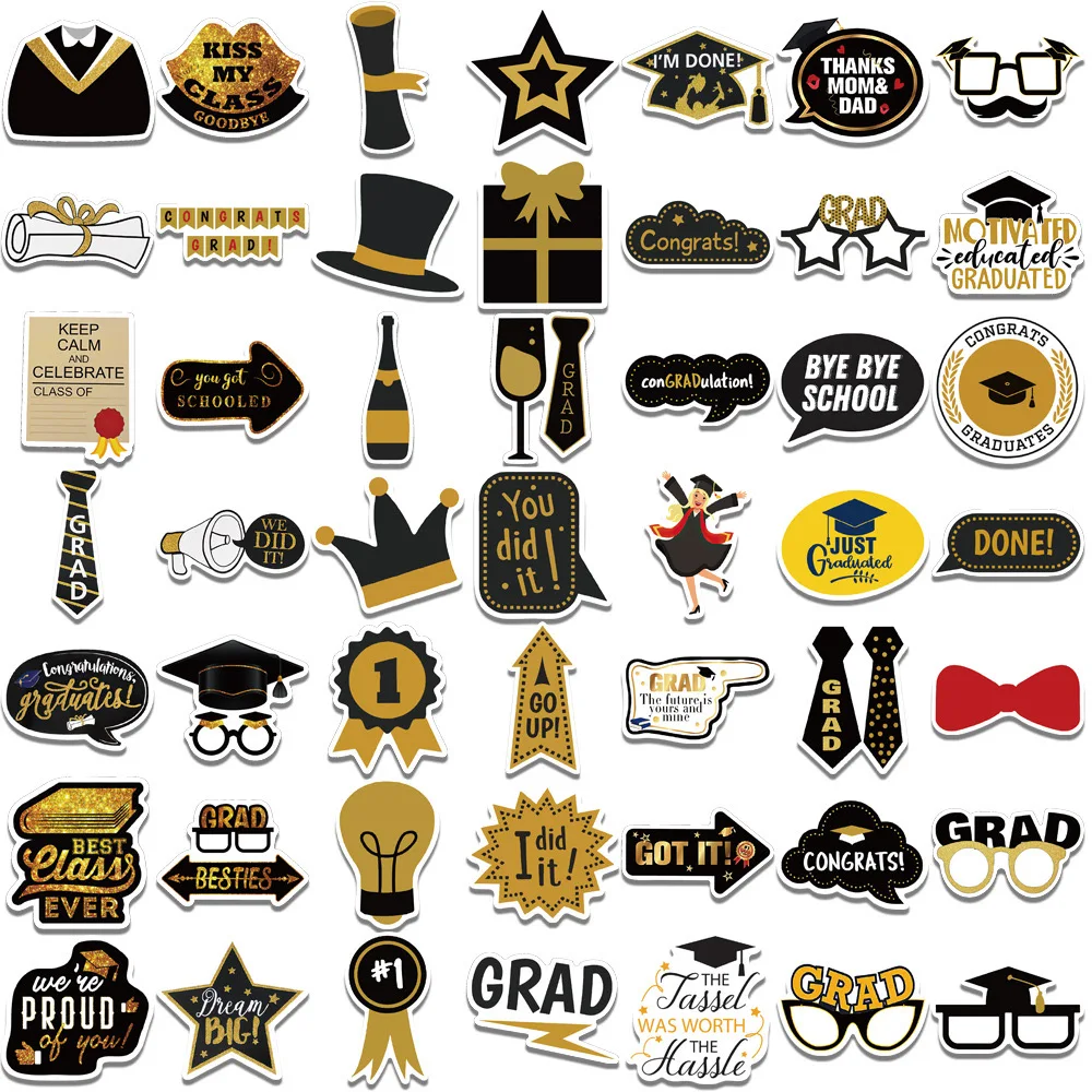 Graduation Stickers 2024 College Stickers Class Of 2024 Waterproof ...