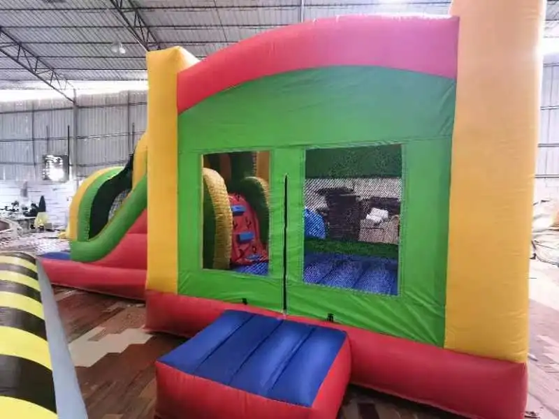 Small House Inflatable Bouncy Jumping Castle For Kids Inflatable Home ...