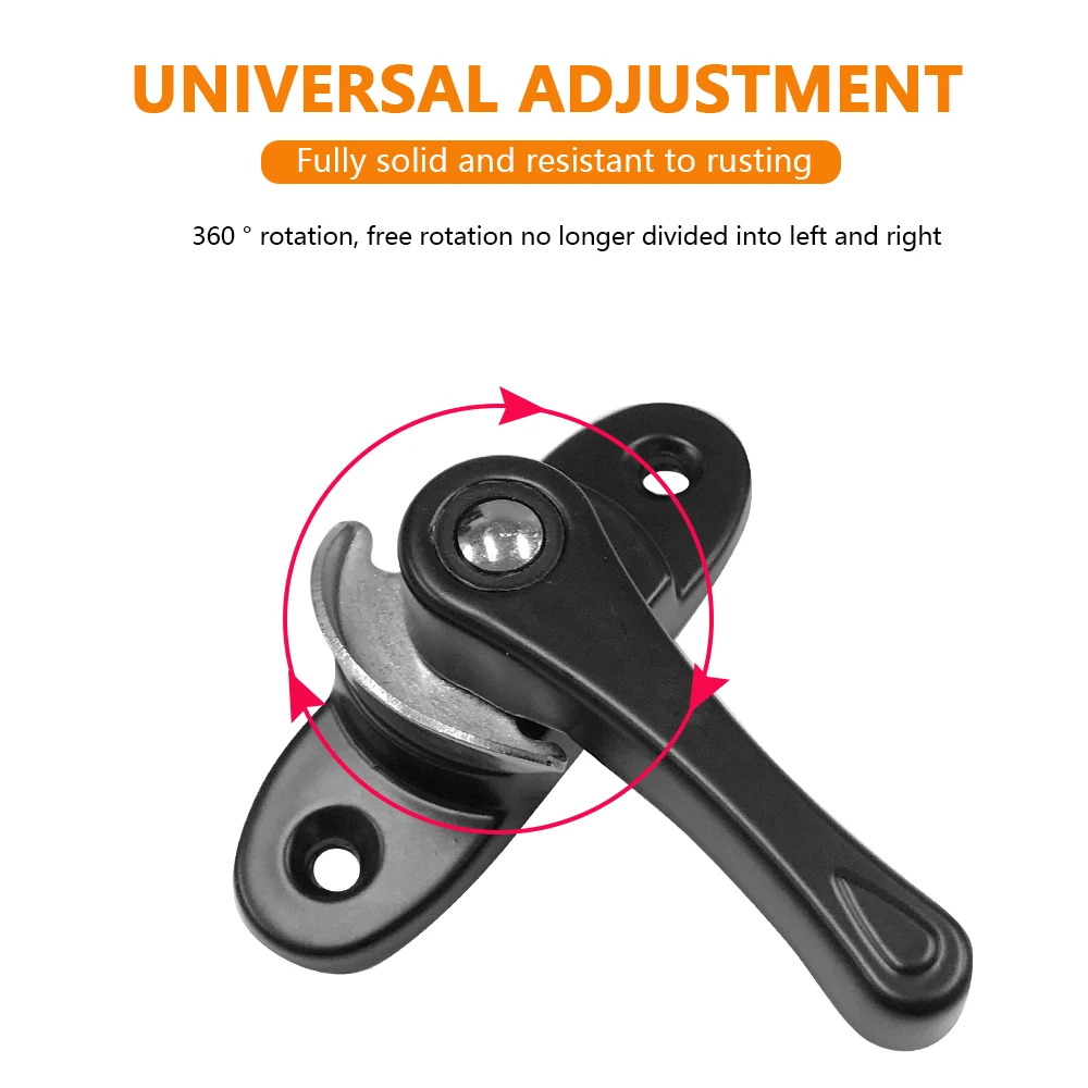 Small Two-Way Crescent Lock With Hook Aluminum Alloy Door and Window ...