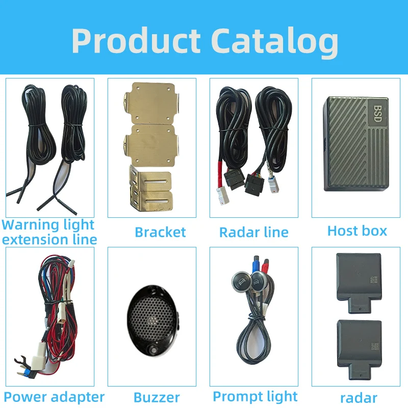 Car Universal 77ghz Radar BSD Blind Spot Detection System