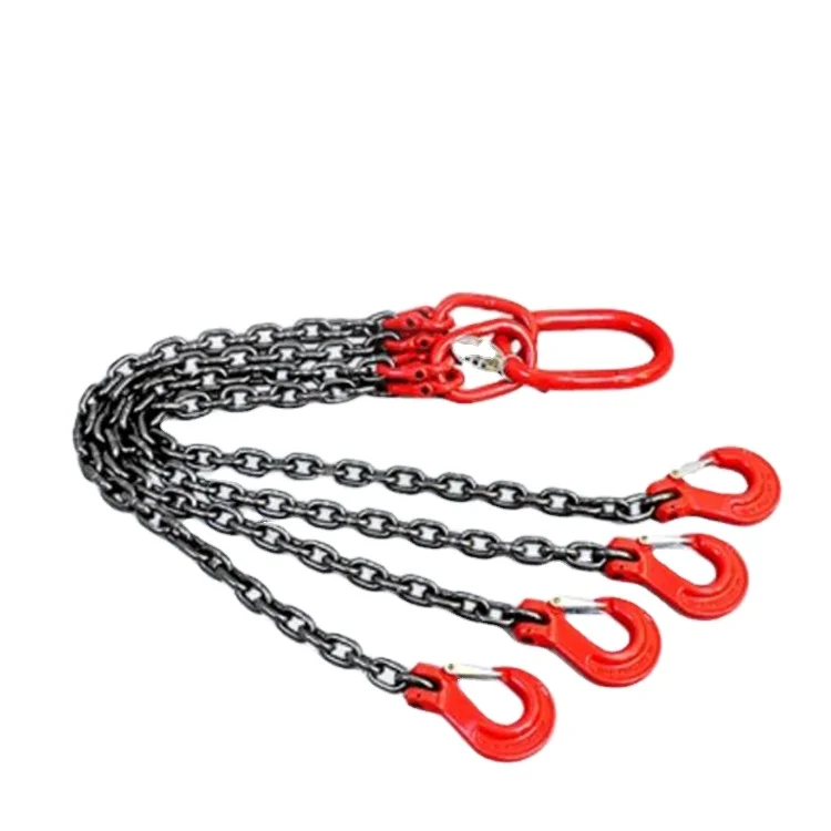 G80 Alloy Steel Heavy Duty Industrial Lifting Chain With Hook - Buy G80 ...