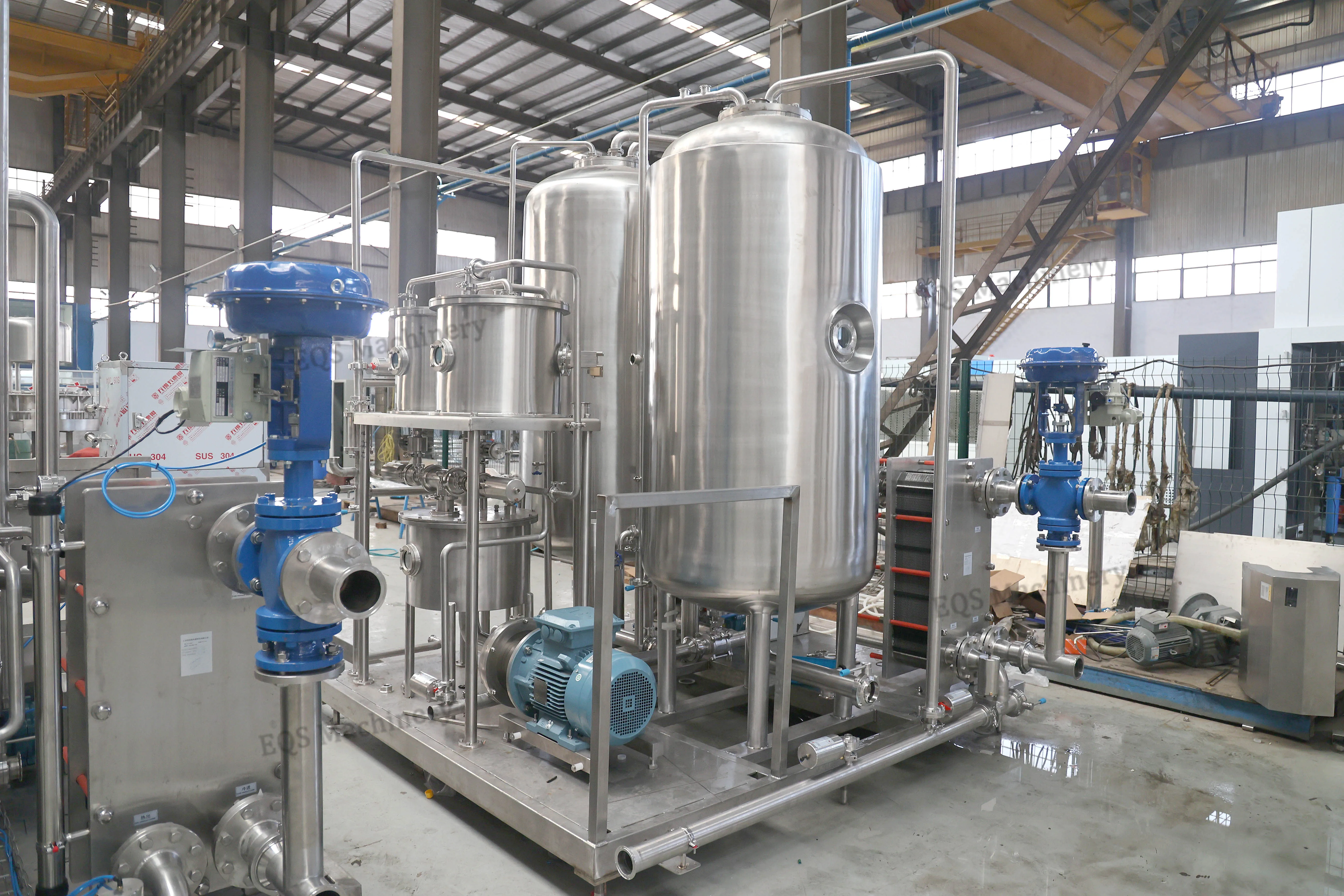 Automatic Carbonated Soft Drink Mixer CO2 Soda Carbonation Machine ...