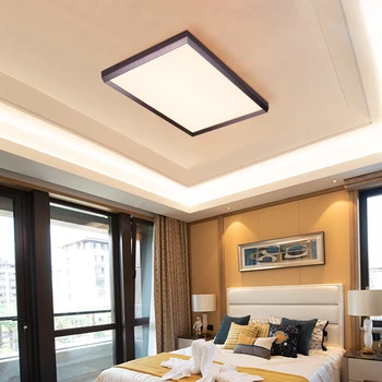 Modern Luxury Elegant Ceiling Light Large Rectangle Living Room Bedroom ...