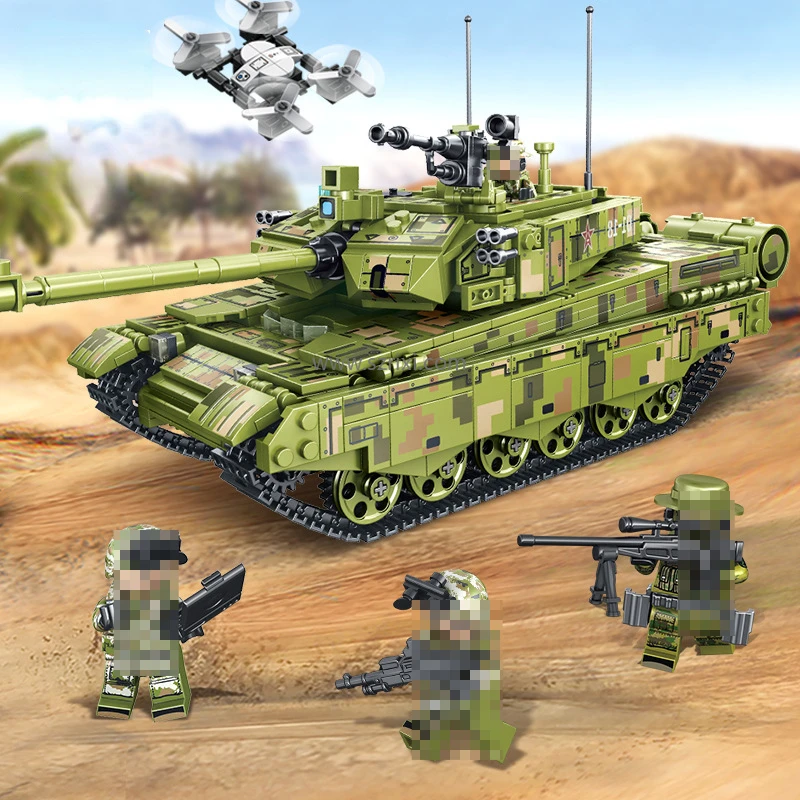 Sembo 105751 Ejército Tanque De Batalla Principal Challenger Leopardo ...