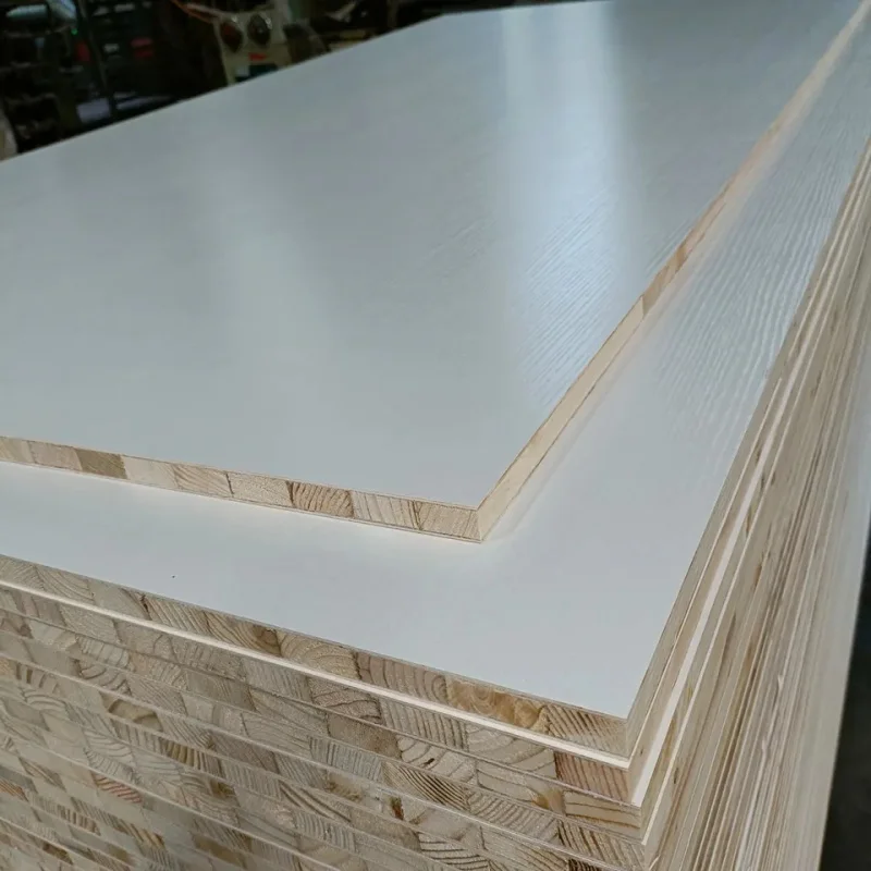 18mm Matt or Glossy White Melamine Block Board/Blockboard kitchen ...