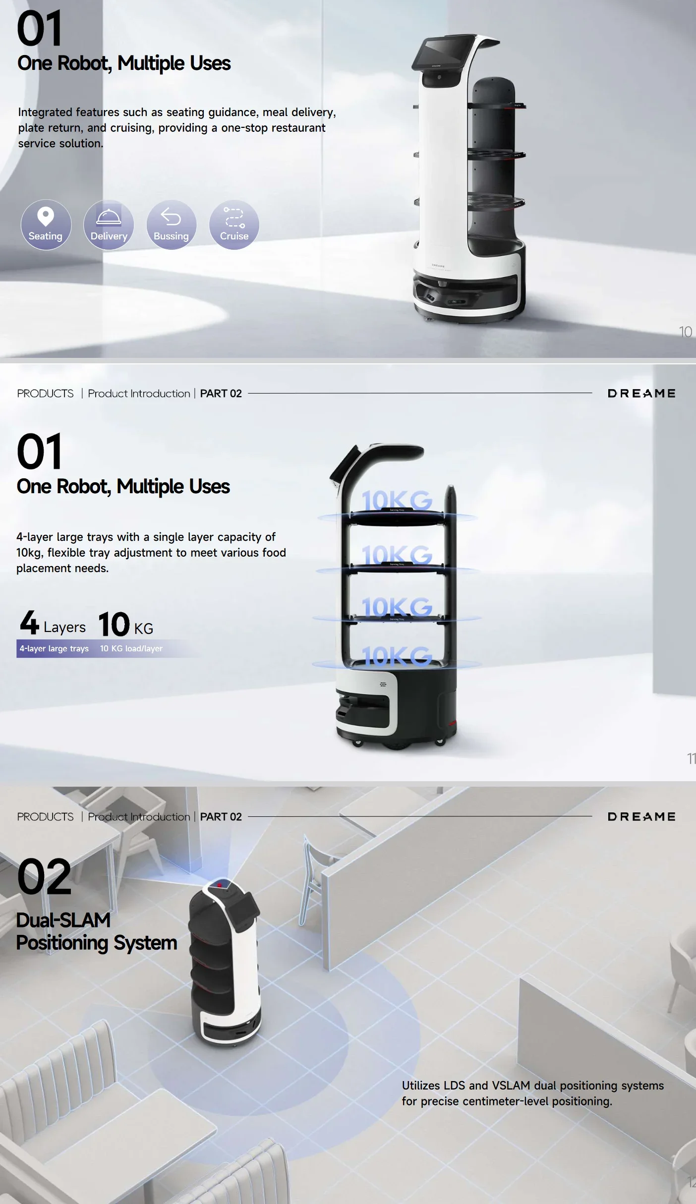 2024robot Food Delivery Robot New Intelligent Restaurant Robot Food ...