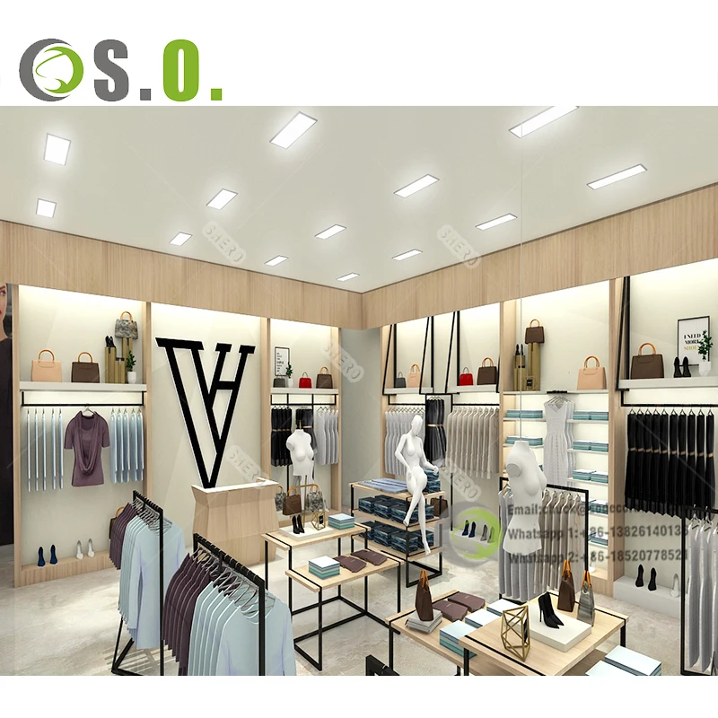 Shero Clothes Shop Interior Design Furniture Boutique Store Clothing ...
