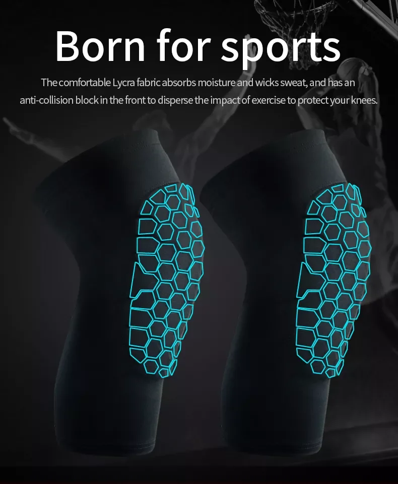 Breathable Anti Collision Basketball Baseball Football Knee Guard ...