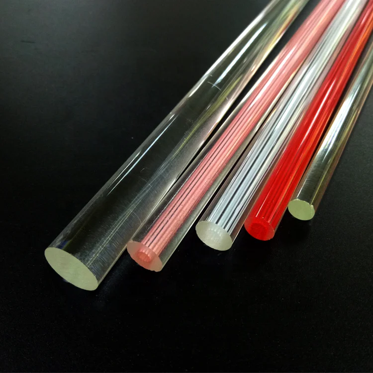 Factory Customized Acrylic Stick Fluorescent Rods Cylindrical Solid ...