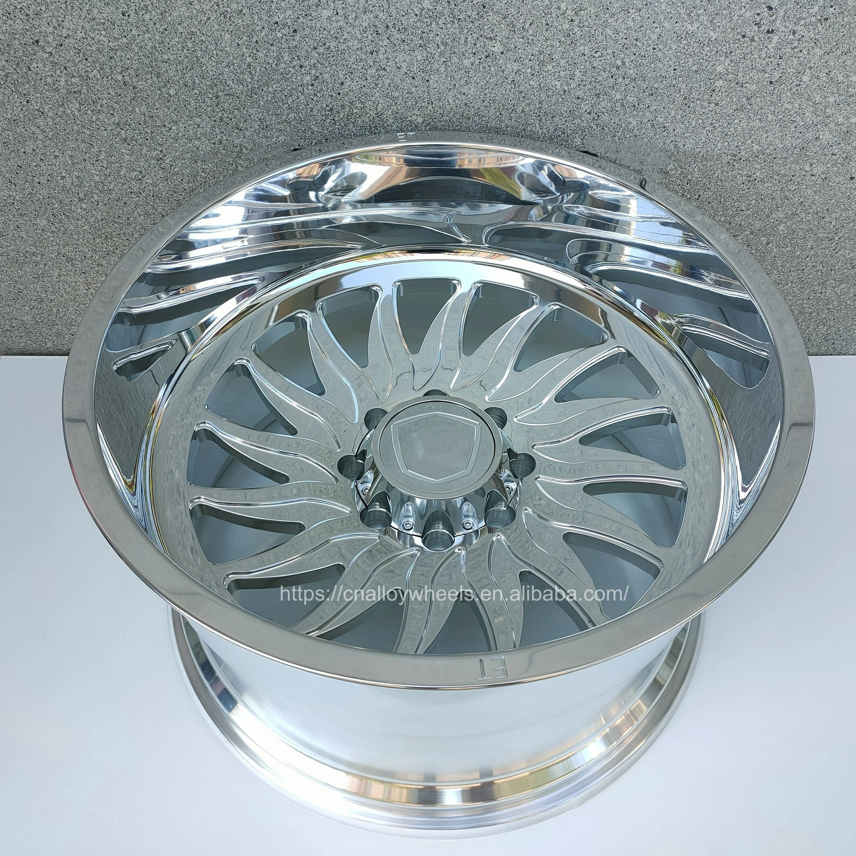 Polished Floating Caps Forged Truck Wheels for Ford RAM
