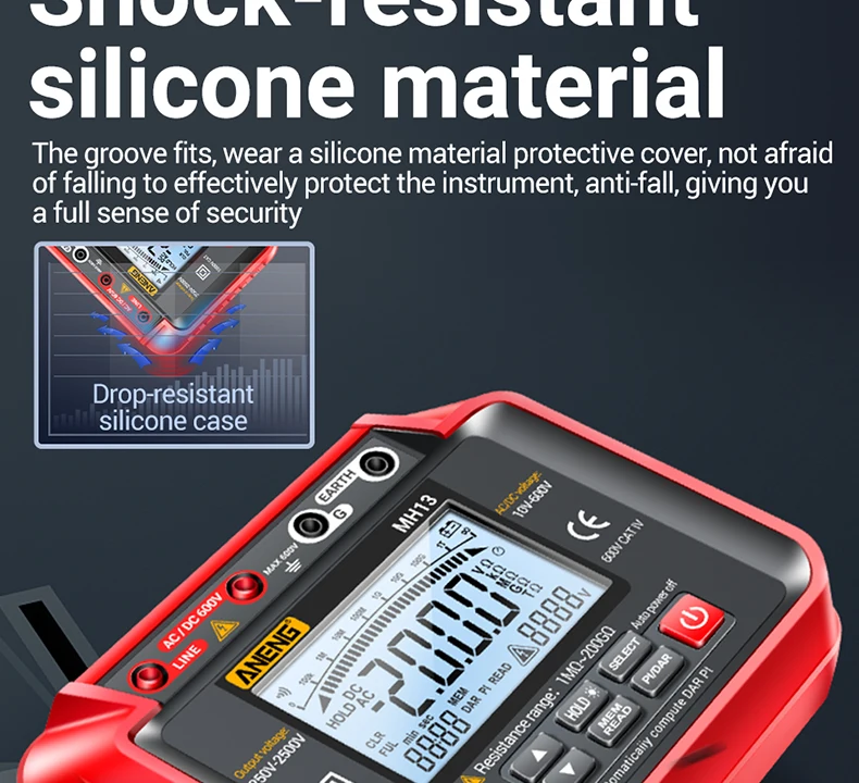 ANENG MH13 Digital Multimeter & Insulation Tester Megohmmeter Tool