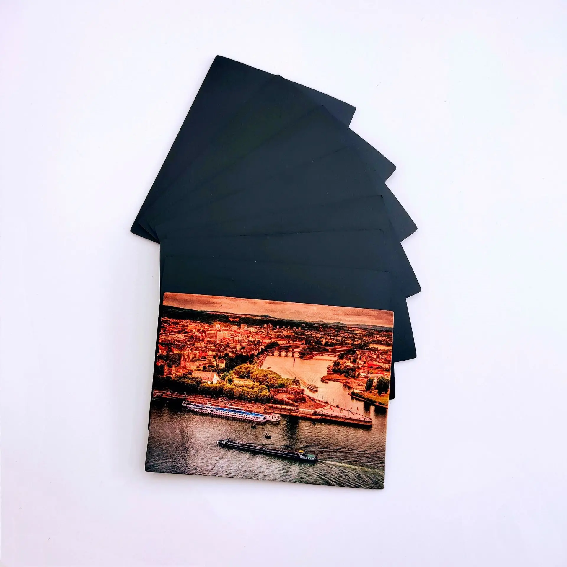 Custom Tourist Attractions Rectangle Tin Plate Magnet Sticker Metal ...