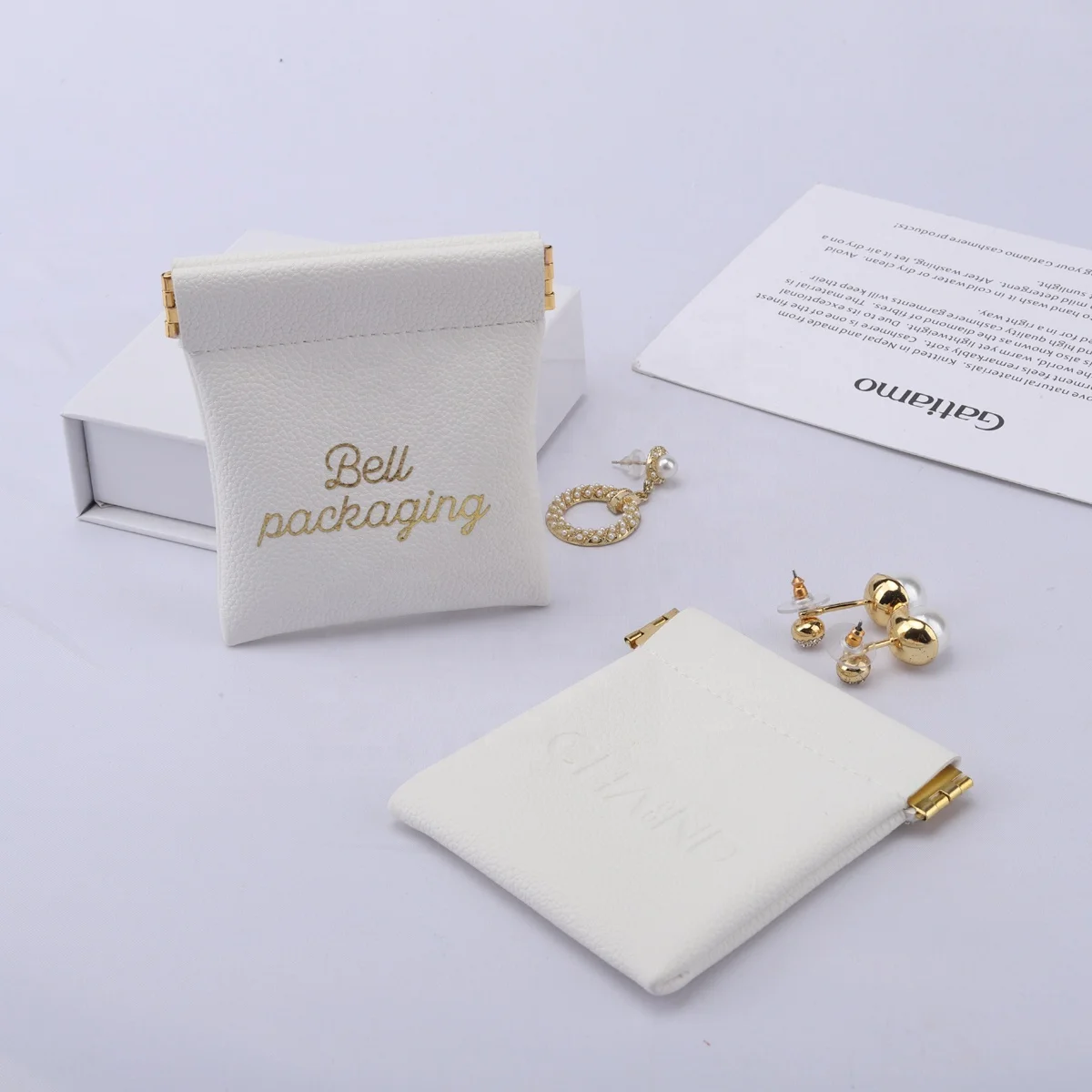 Custom Emboss Logo Mini Coin Purse - Perfect Gift Pouch