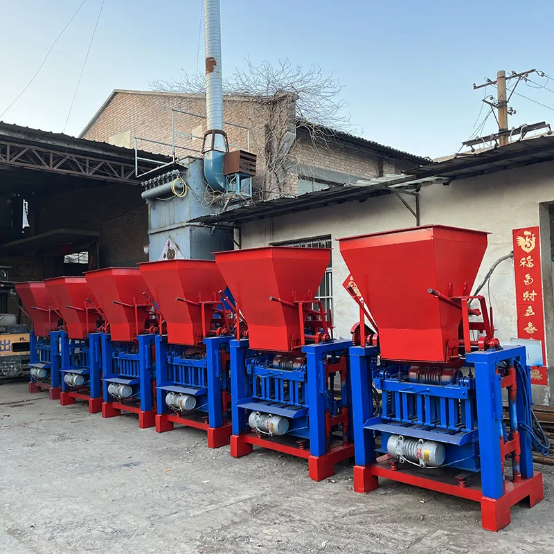 Manual Semi Automatic Interlocking Paver Hollow Block Making Machine ...